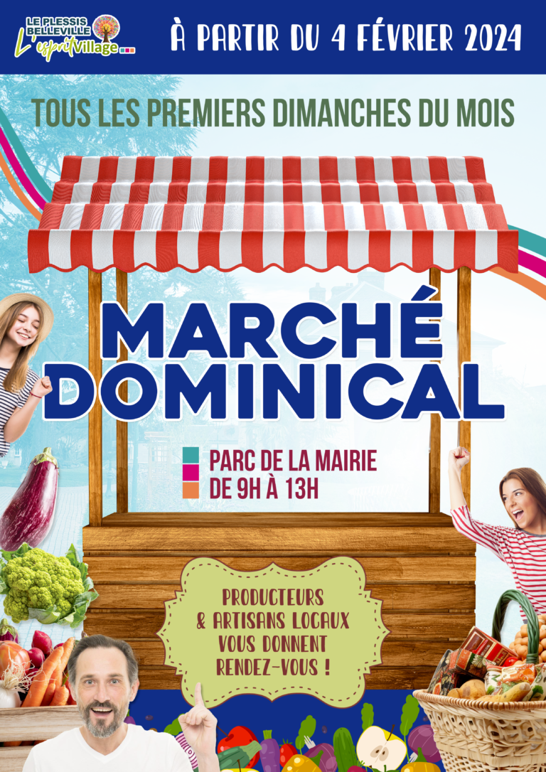 Marché dominical – Mairie Le Plessis-Belleville